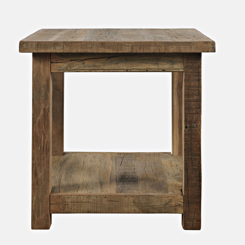 Reclaimed wood accent table store